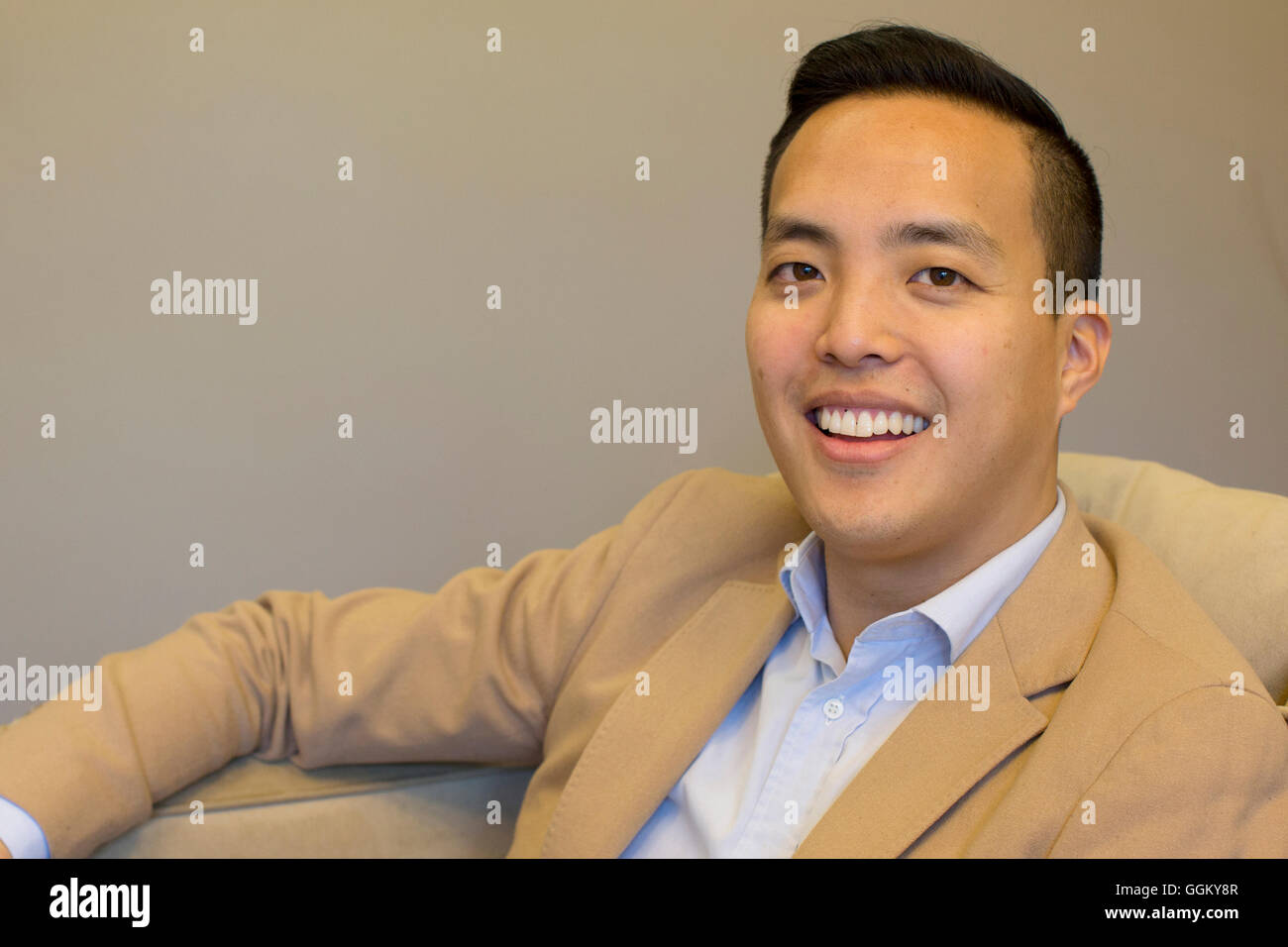 Alan Yang poses for a portrait Stock Photo - Alamy