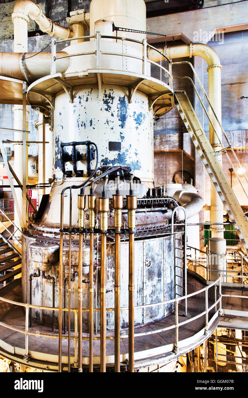 Steam generator,steam turbine, Seattle, WA, Georgetown Steam Plant, a ...