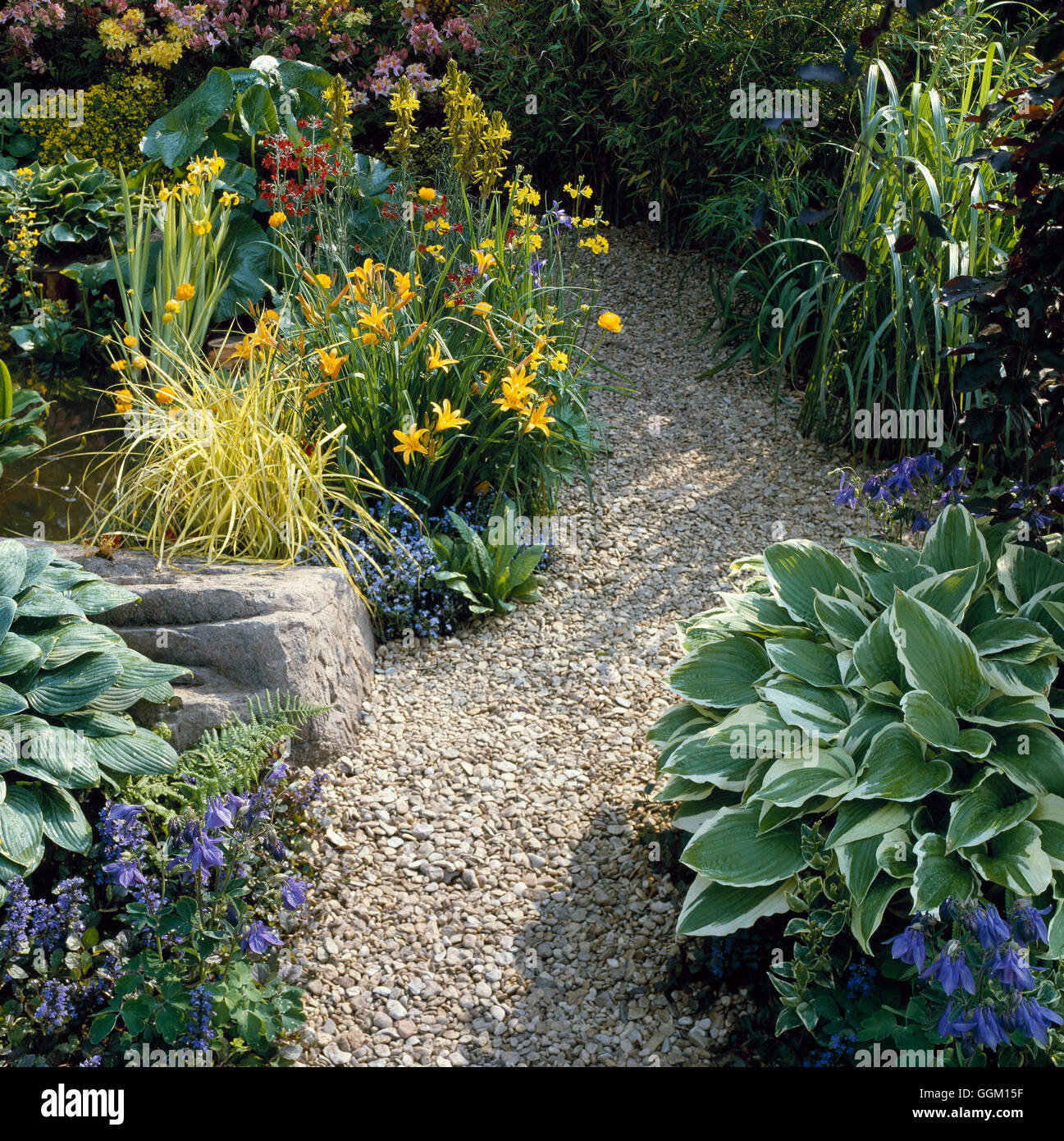 Path - of gravel PAP018728 Stock Photo - Alamy