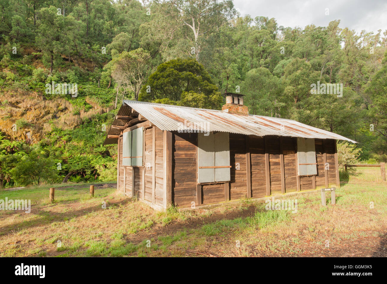 Noonans Hut, Brocks Rd, Howqua Hills Stock Photo - Alamy
