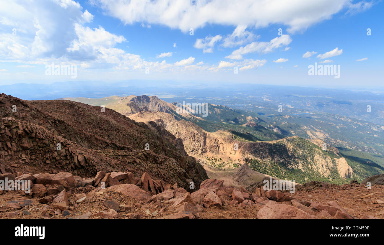 The view near the top of Pike's Peak Stock Photo - Alamy