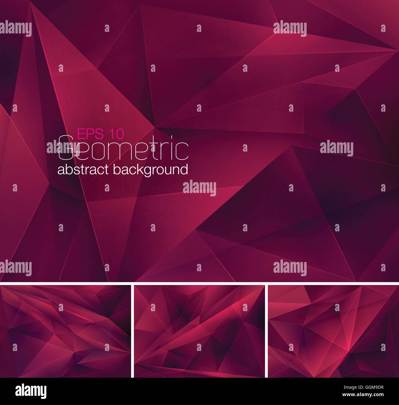 Geometric abstract background. Low poly vector background Stock Vector ...