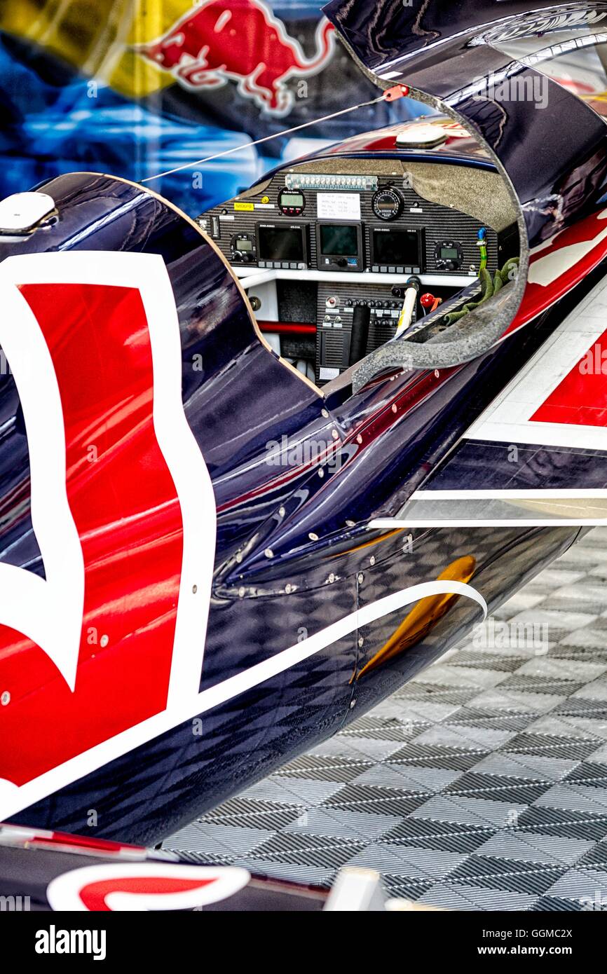 Red Bull Airplane portrait Stock Photo - Alamy