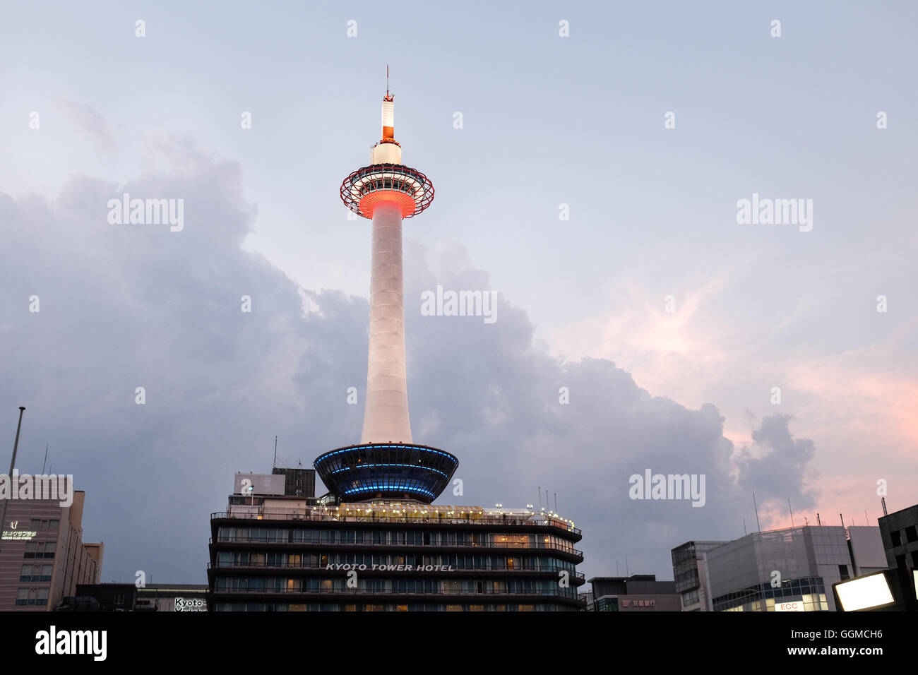 Kyoto Tower in Kyoto, Japan Stock Photo - Alamy