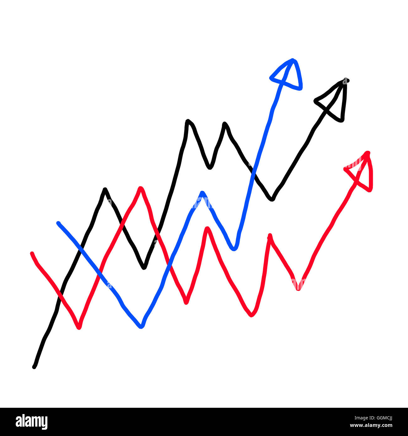 Draw line graph hi-res stock photography and images - Alamy