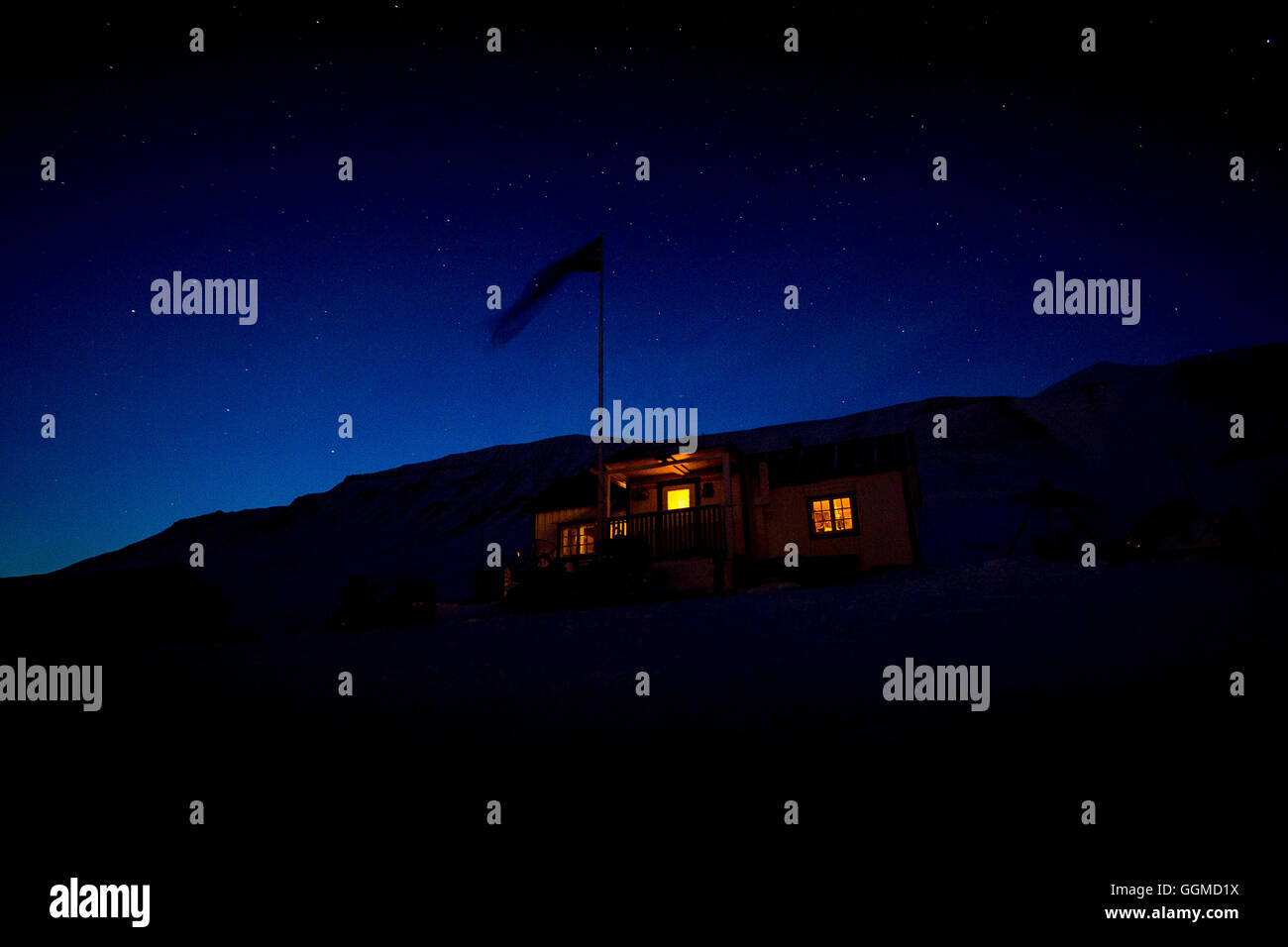 Svalbard night hi-res stock photography and images - Alamy