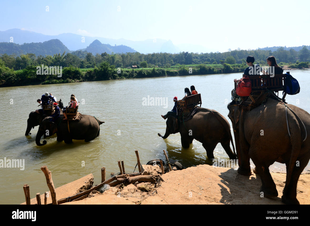 Elephant village hi-res stock photography and images - Alamy