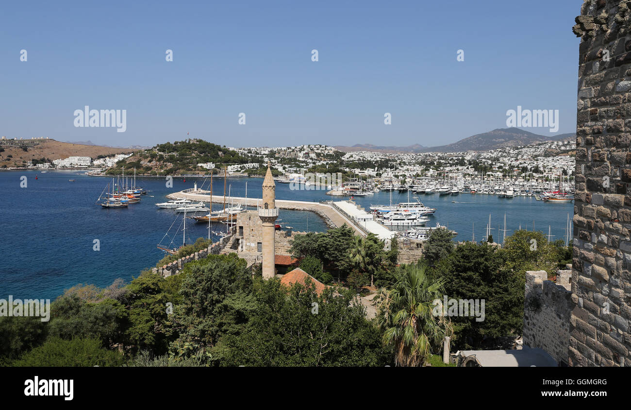 Bodrum Town in Mugla City, Aegean Turkey Stock Photo - Alamy