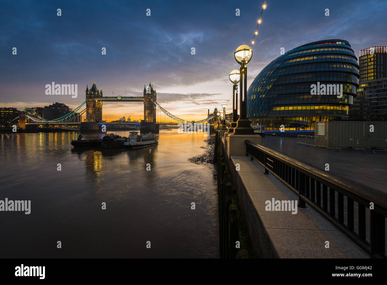Tower Bridge from More London, London, United Kingdom Stock Photo - Alamy