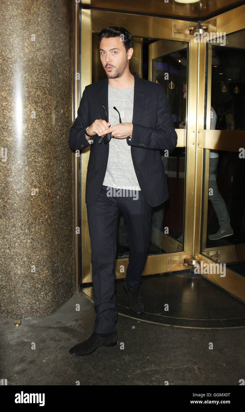 New York, USA. 05th Aug, 2016. Jack Huston at New York Live to talk ...