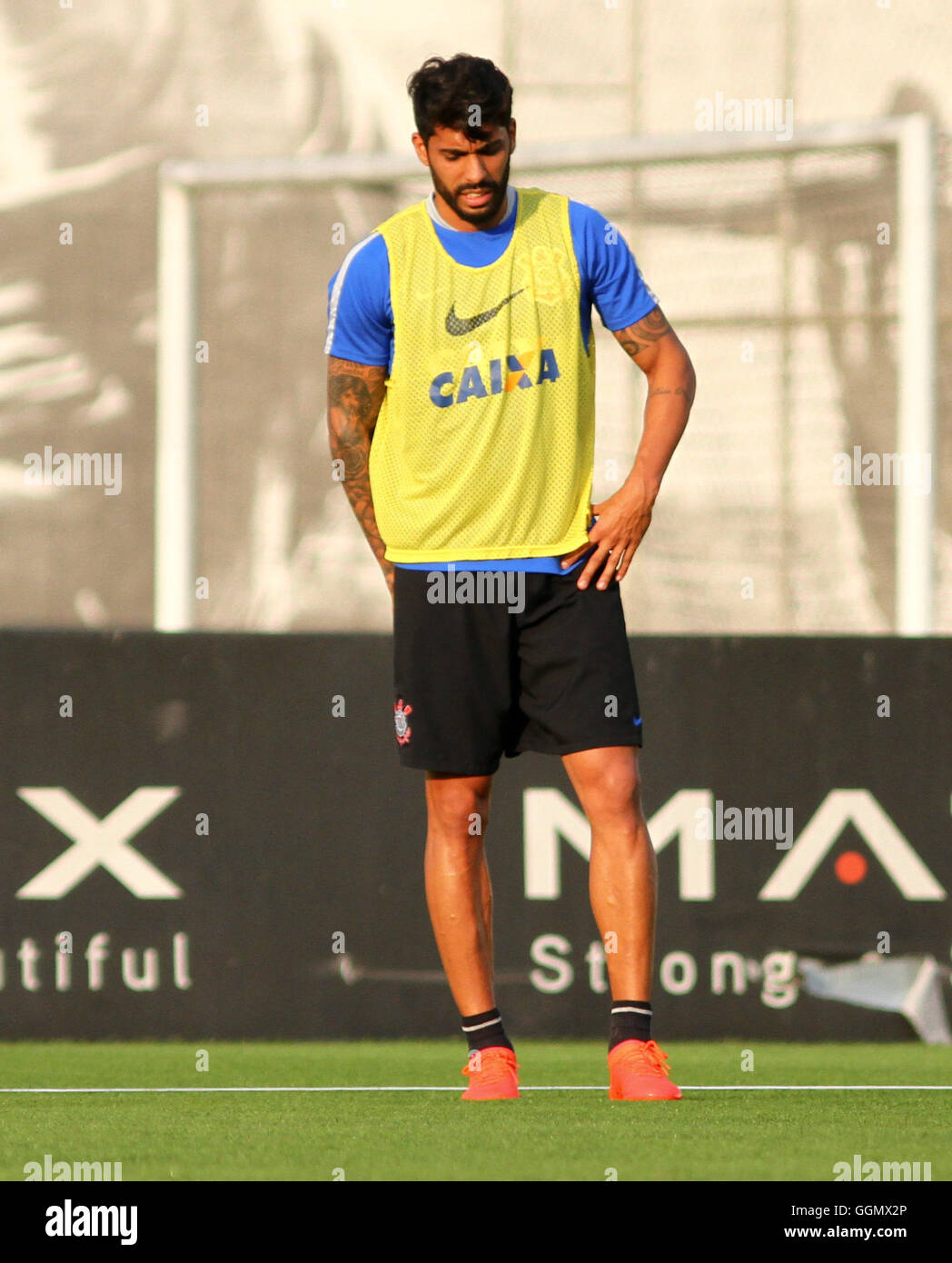 Sao Paulo, Brazil. 05th Aug, 2016. Vilson during training Corinthians ...