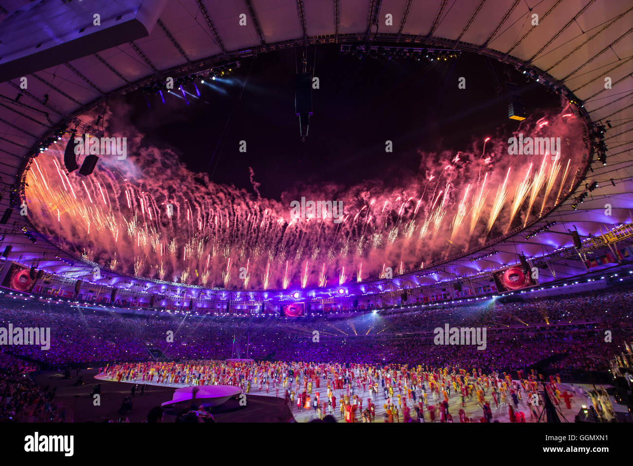 Rio de Janeiro, Brazil. 5th Aug, 2016. OPENING OF THE RIO 2016 OLYMPICS ...