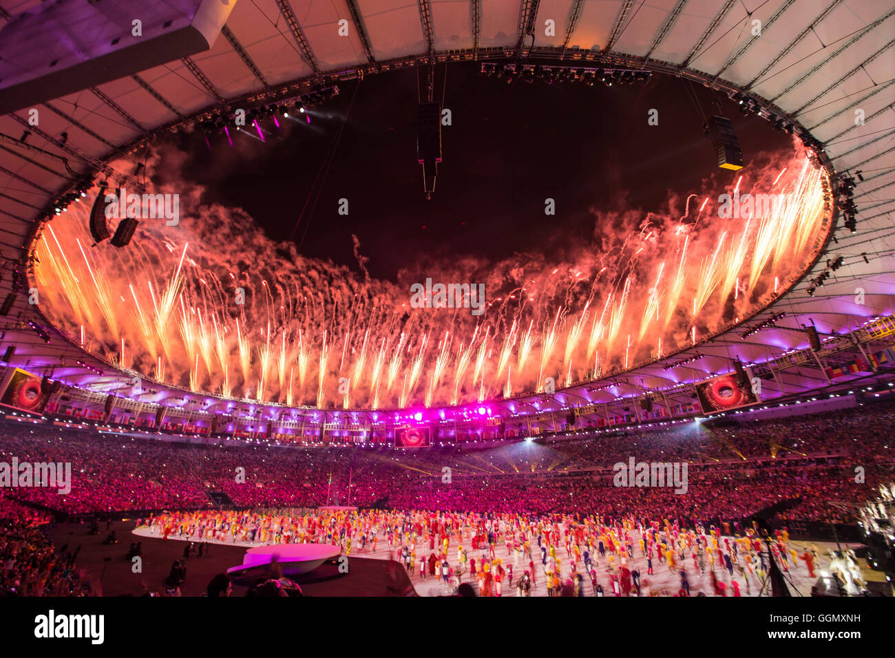 Rio de Janeiro, Brazil. 5th Aug, 2016. OPENING OF THE RIO 2016 OLYMPICS ...