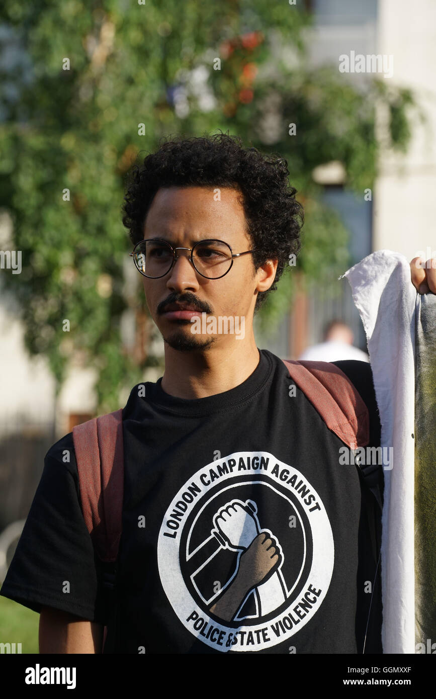 London, England, UK. 5th Aug, 2016. Hundreds from the black community ...