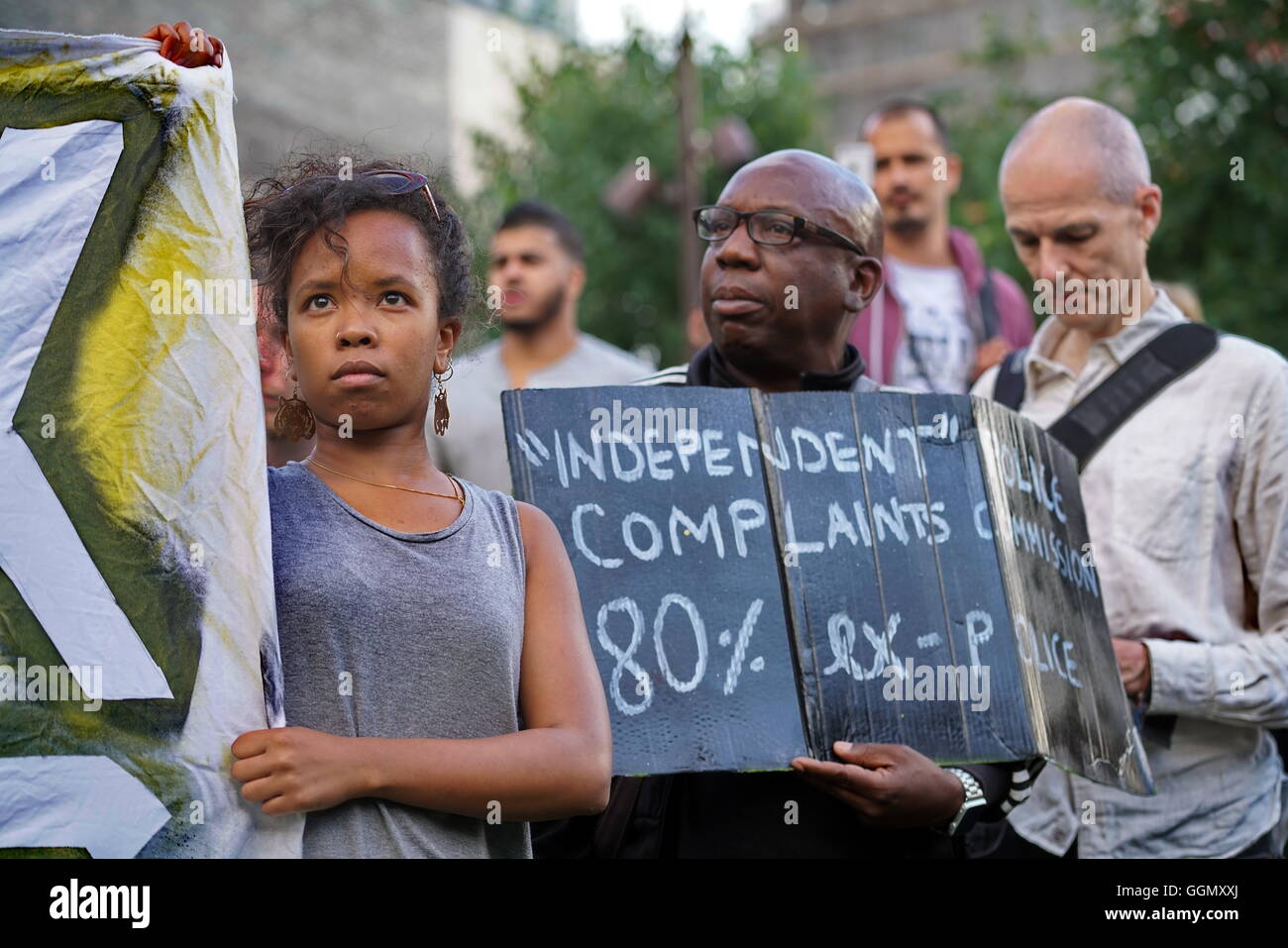 London, England, UK. 5th Aug, 2016. Hundreds from the black community ...