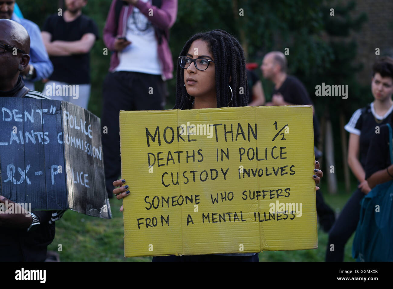 London, England, UK. 5th Aug, 2016. Hundreds from the black community ...