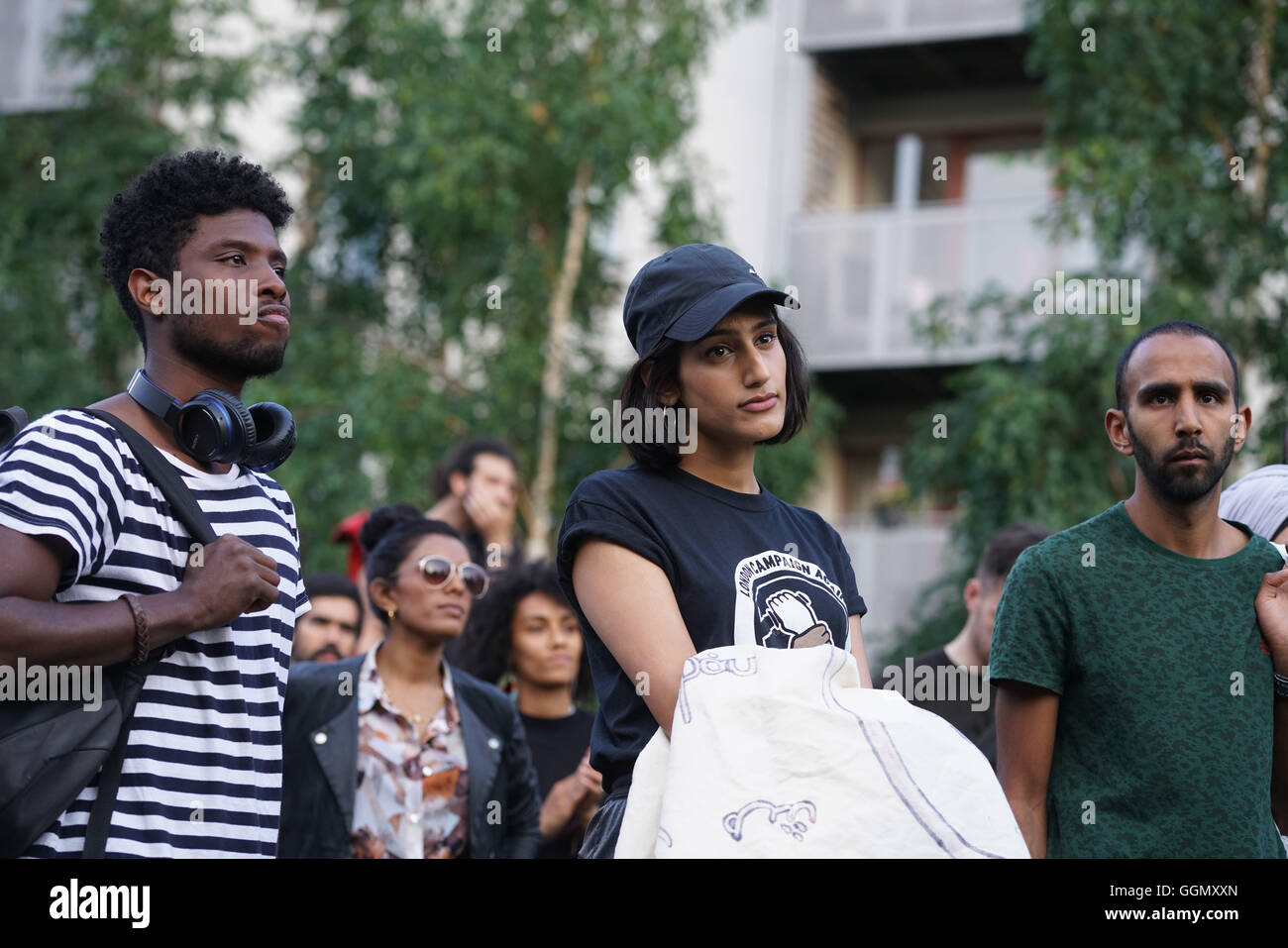 London, England, UK. 5th Aug, 2016. Hundreds from the black community ...