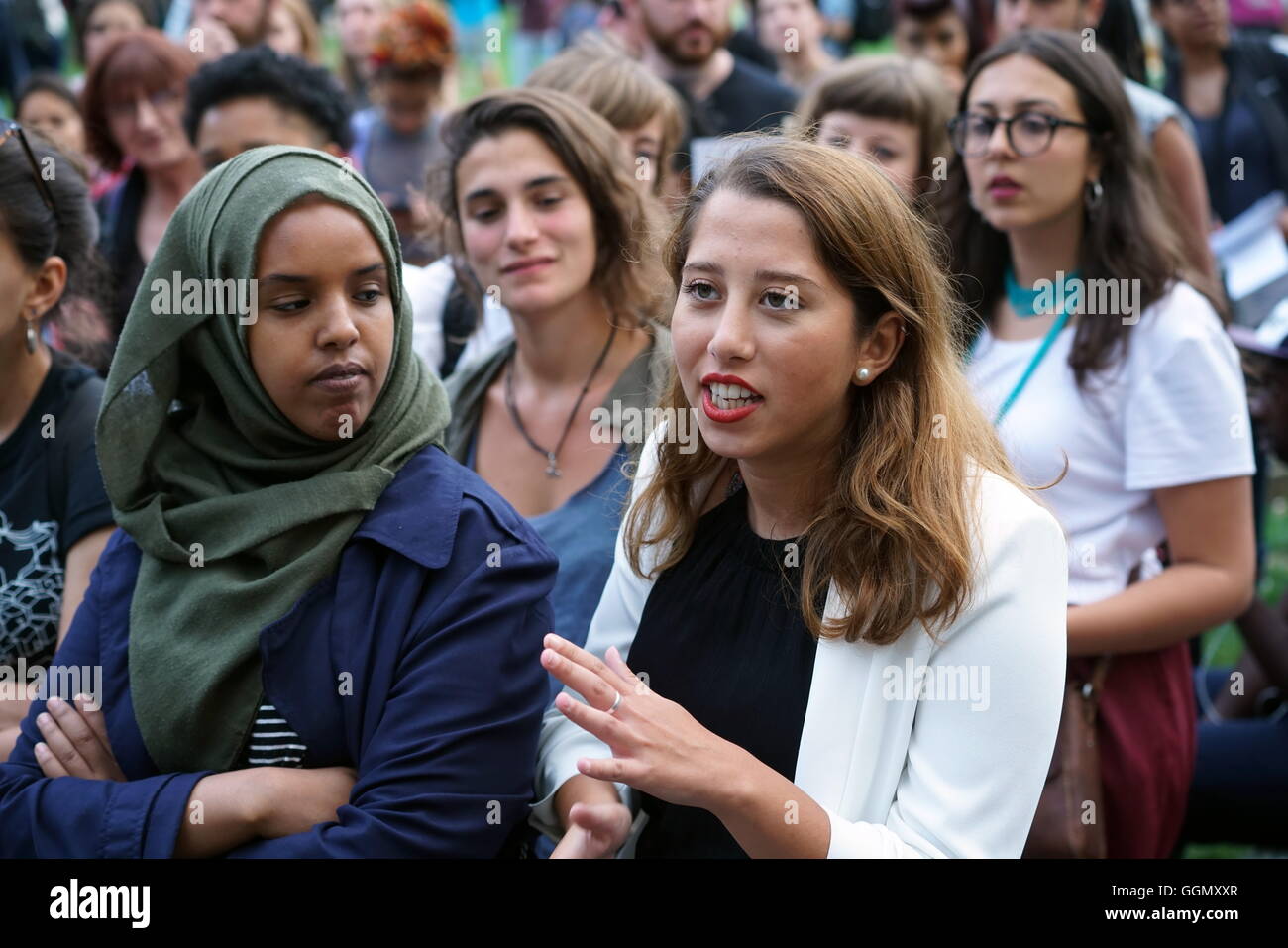 London, England, UK. 5th Aug, 2016. Hundreds from the black community ...