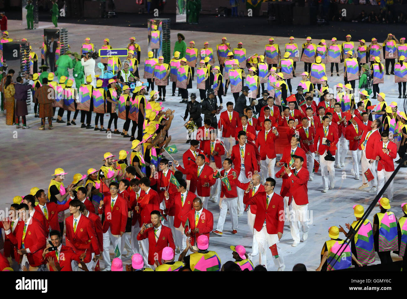 Rio de Janeiro, Brazil. 5th Aug, 2016. OPENING OF THE RIO 2016 OLYMPICS ...