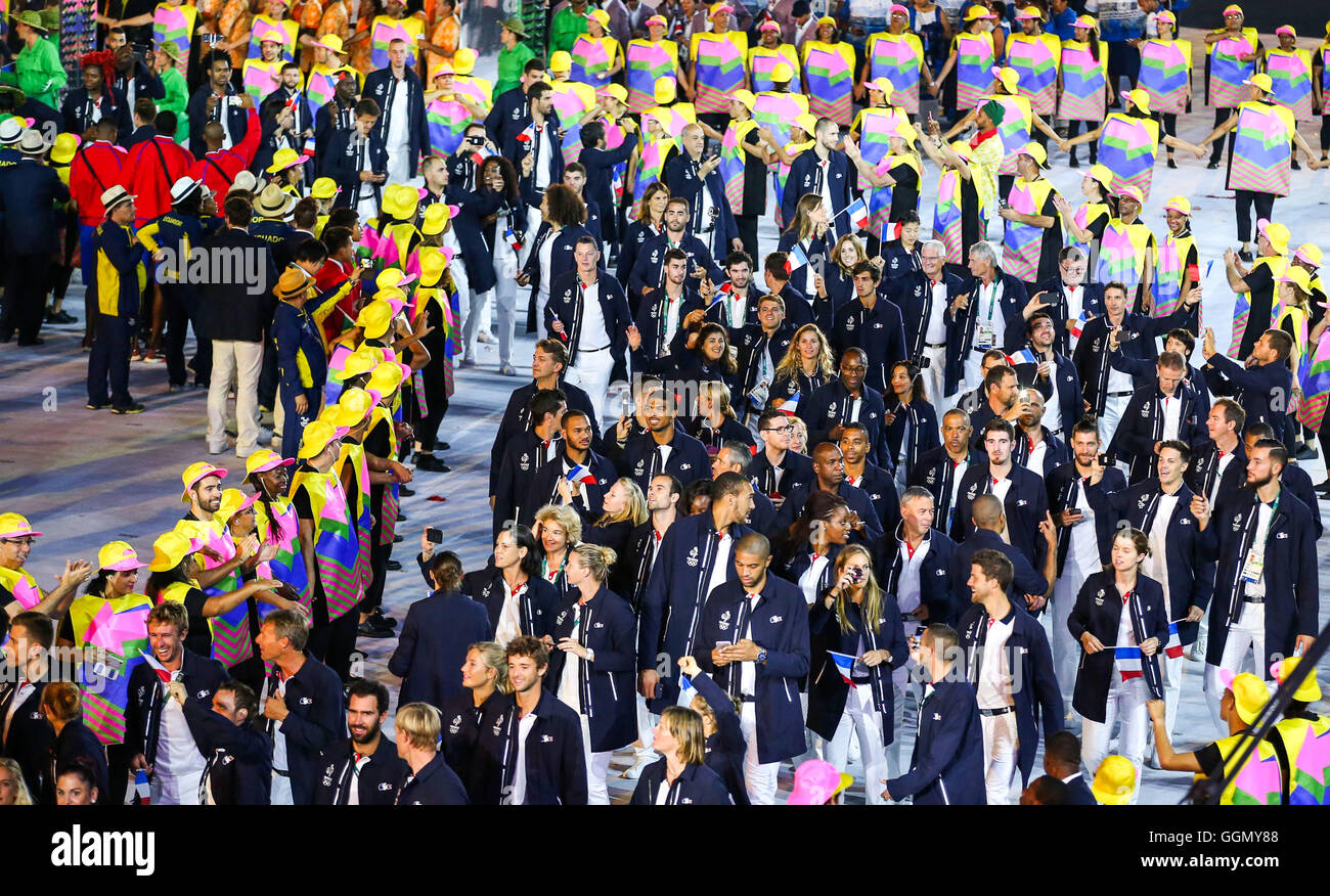 Rio de Janeiro, Brazil. 5th Aug, 2016. OPENING OF THE RIO 2016 OLYMPICS ...