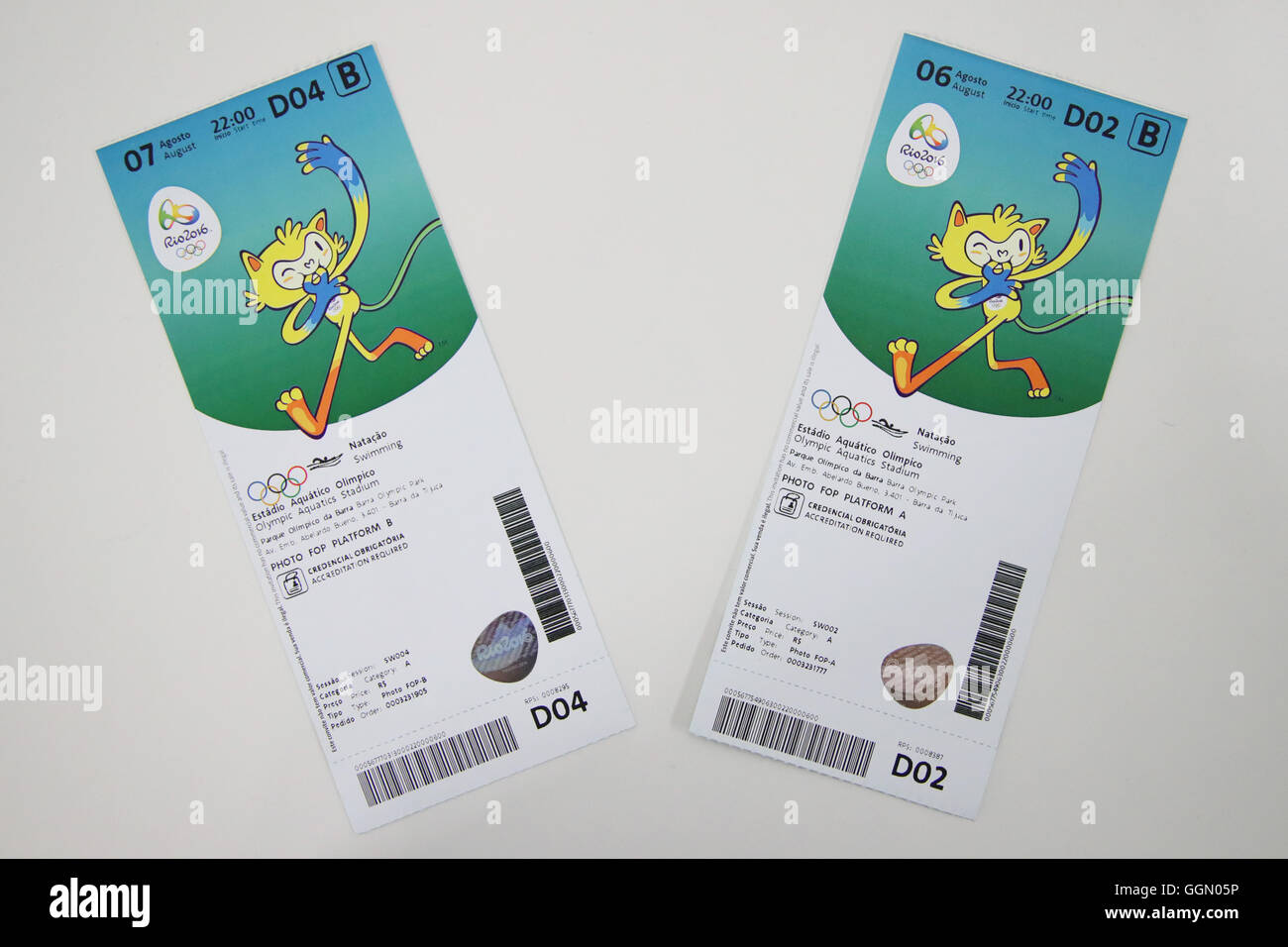 High demand ticket of swimming, AUGUST 5, 2016 : Rio 2016 Olympic Games ...