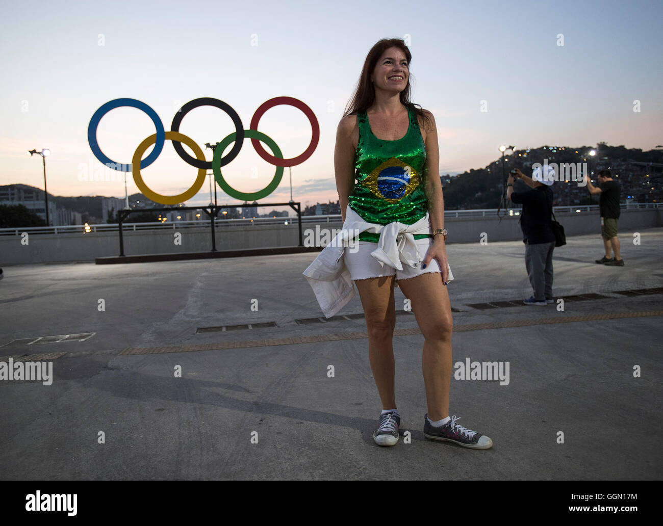 Rio olympic games 2016 opening ceremony maracana hi-res stock ...
