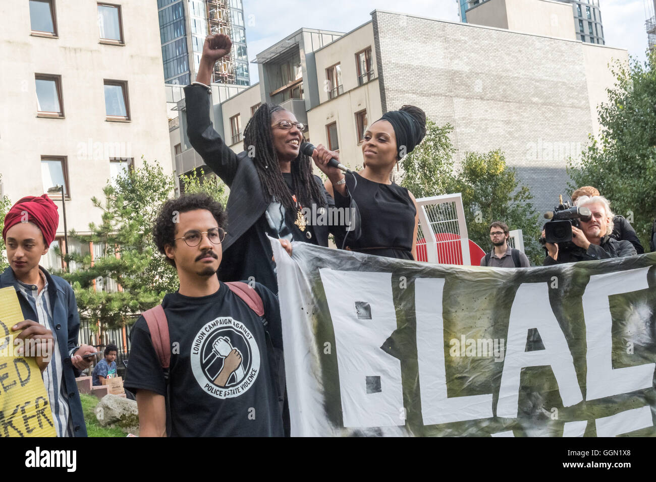 London, UK. 5th Aug, 2016. Marcia Rigg, whose brother Sean Rigg was ...