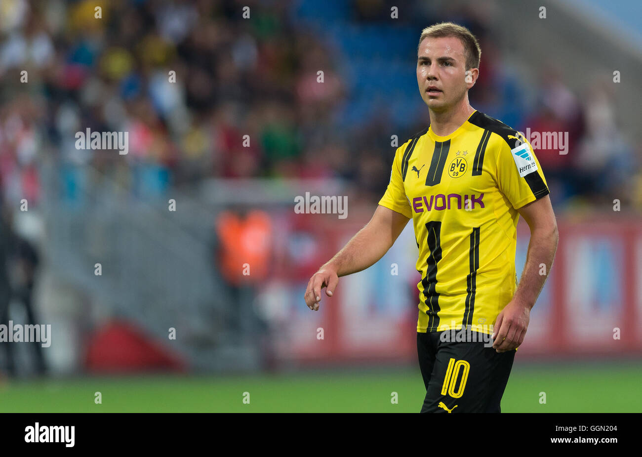 Altach, Austria. 05th Aug, 2016. Dortmund's Mario Goetze seen during ...