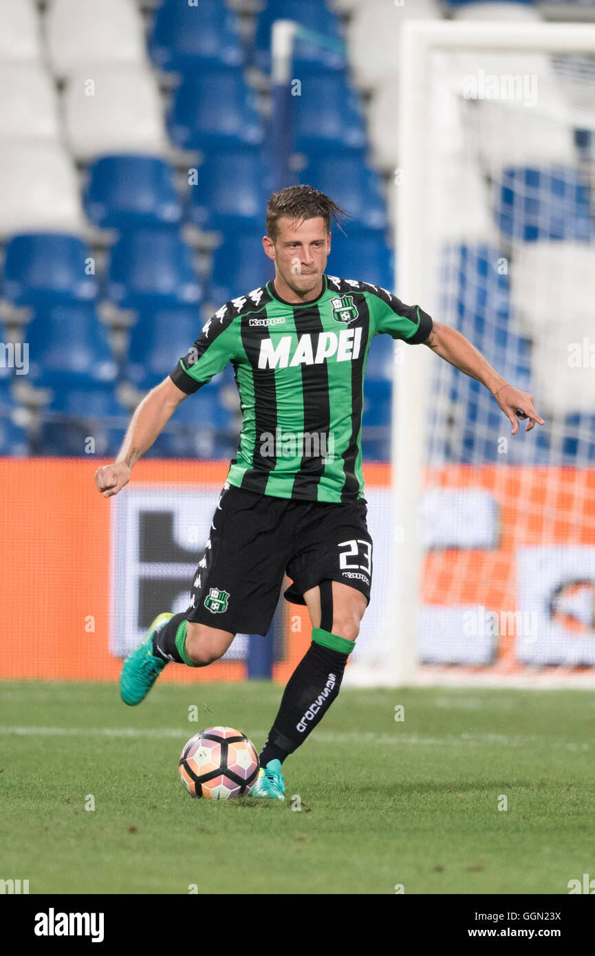 Reggio Emilia, Italy. 4th Aug, 2016. Marcello Gazzola (Sassuolo ...