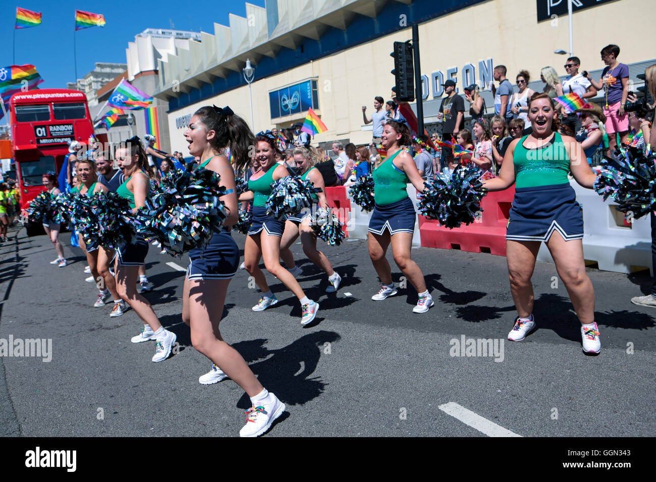 Brighton Pride 2016 procession Stock Photo - Alamy