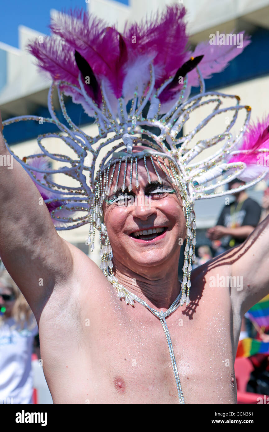 Brighton Pride 2016 procession Stock Photo - Alamy