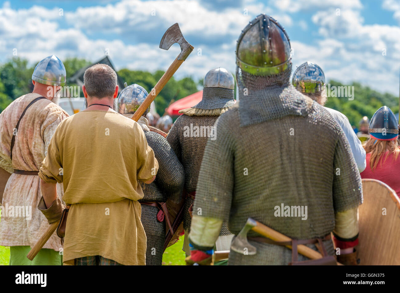 Anglo saxon battle axe hi-res stock photography and images - Alamy