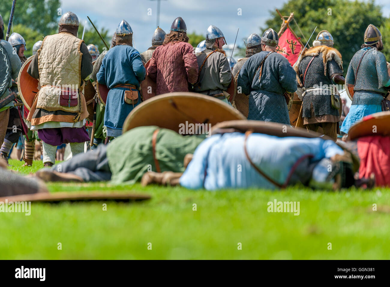 Medieval battle illustration wessex hi-res stock photography and images ...