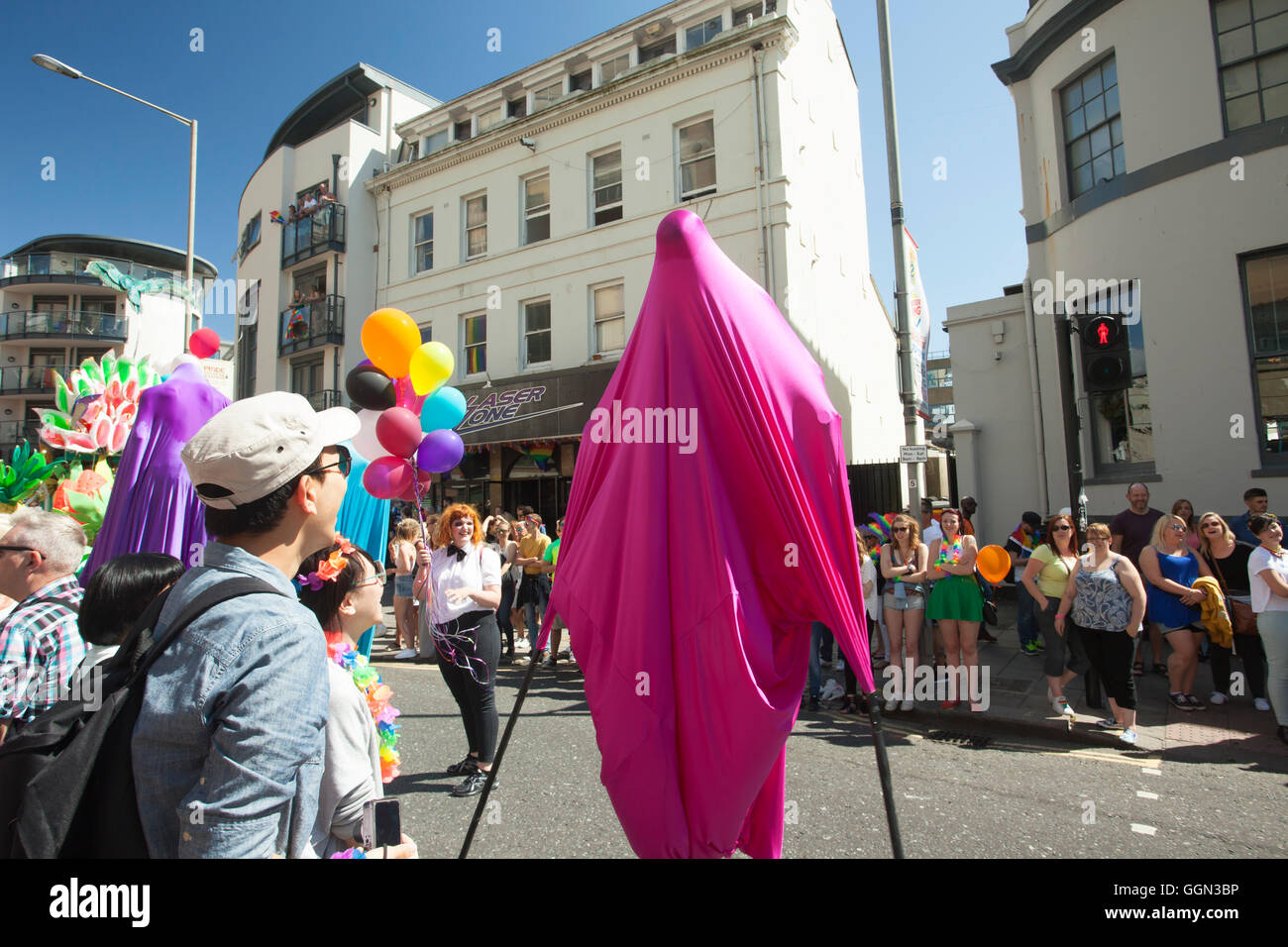 Brighton pride costume hi-res stock photography and images - Alamy