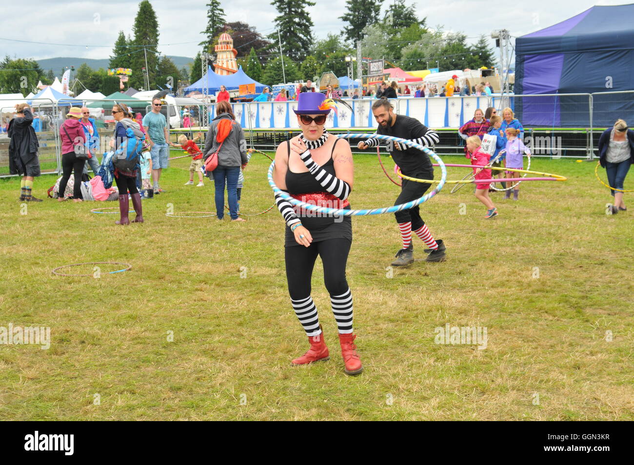 Belladrum tartan heart festival hi-res stock photography and images - Alamy