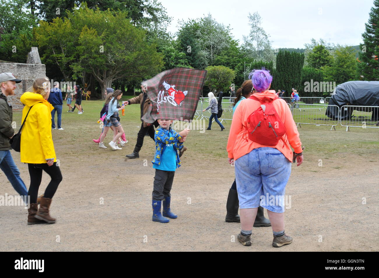 Belladrum tartan heart festival hi-res stock photography and images - Alamy