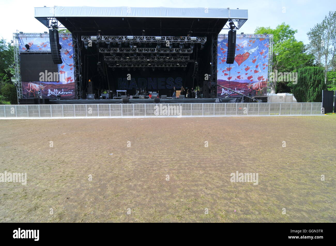 Festival balladrum tartan heart hi-res stock photography and images - Alamy