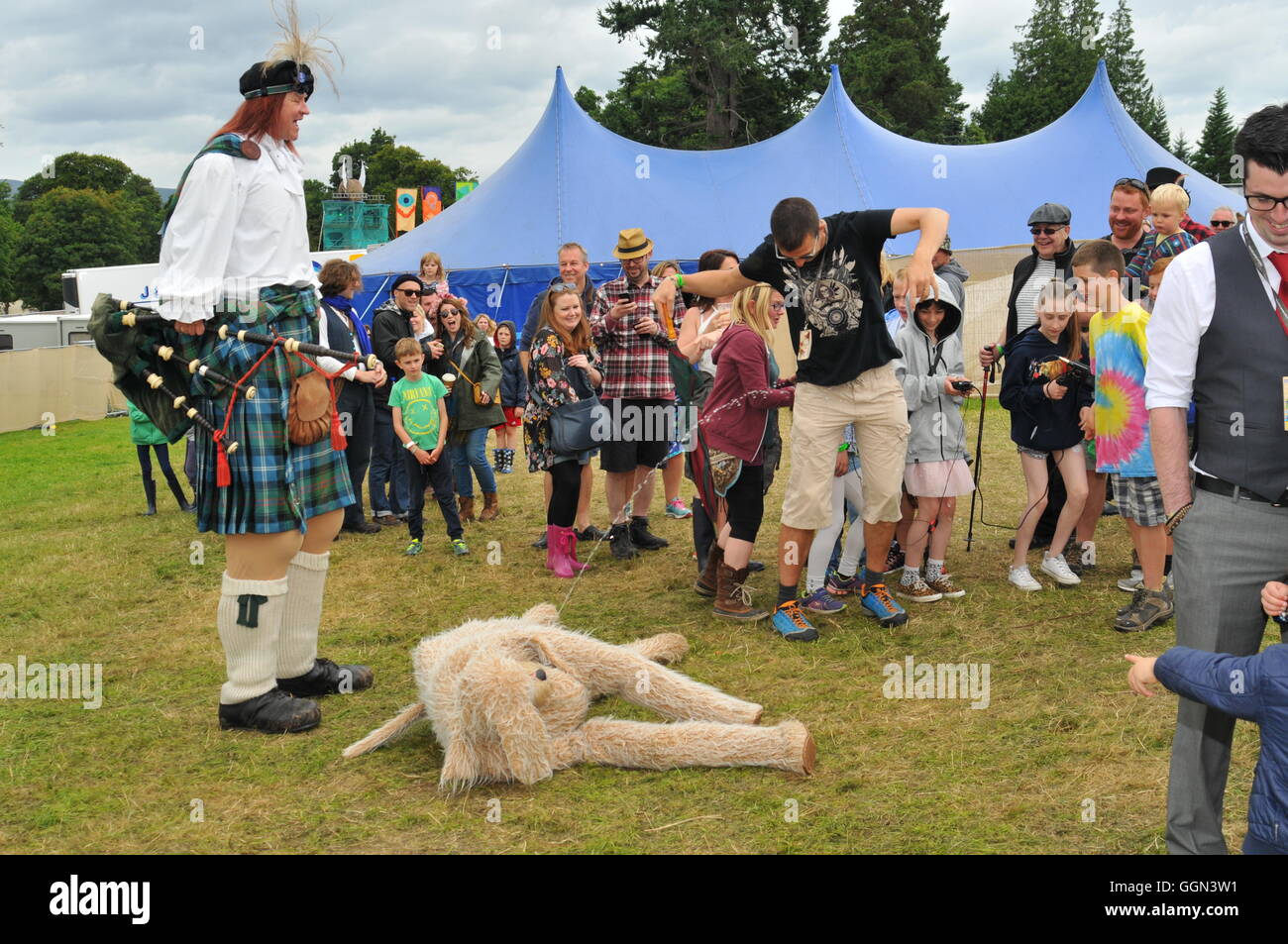 Belladrum tartan heart festival hi-res stock photography and images - Alamy