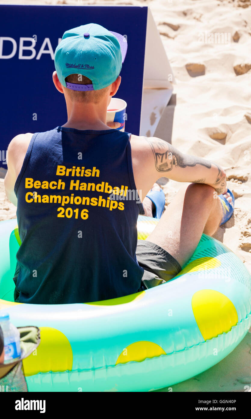 British beach handball championships poole dorset hi-res stock ...