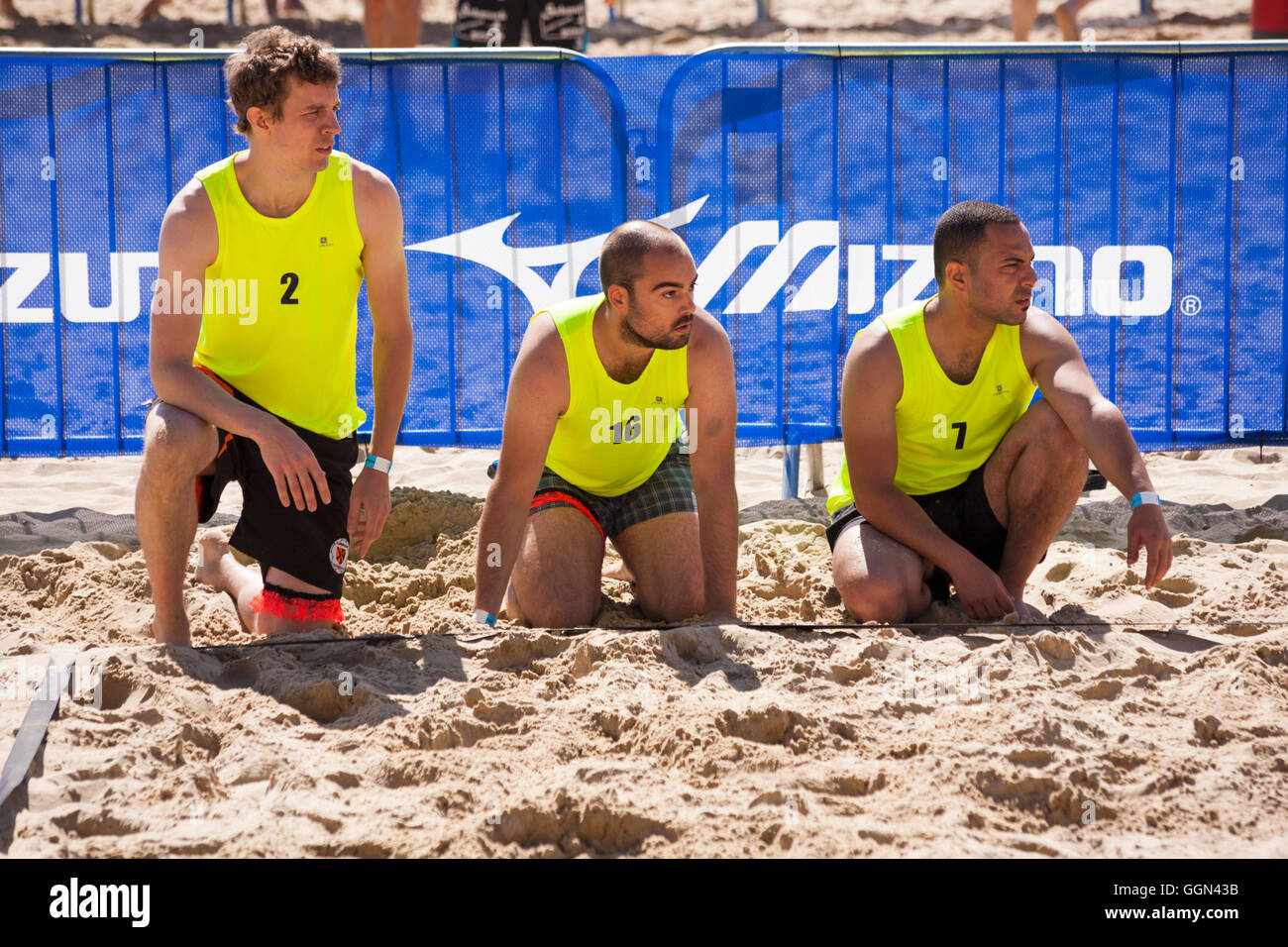 British beach handball championships poole dorset hi-res stock ...
