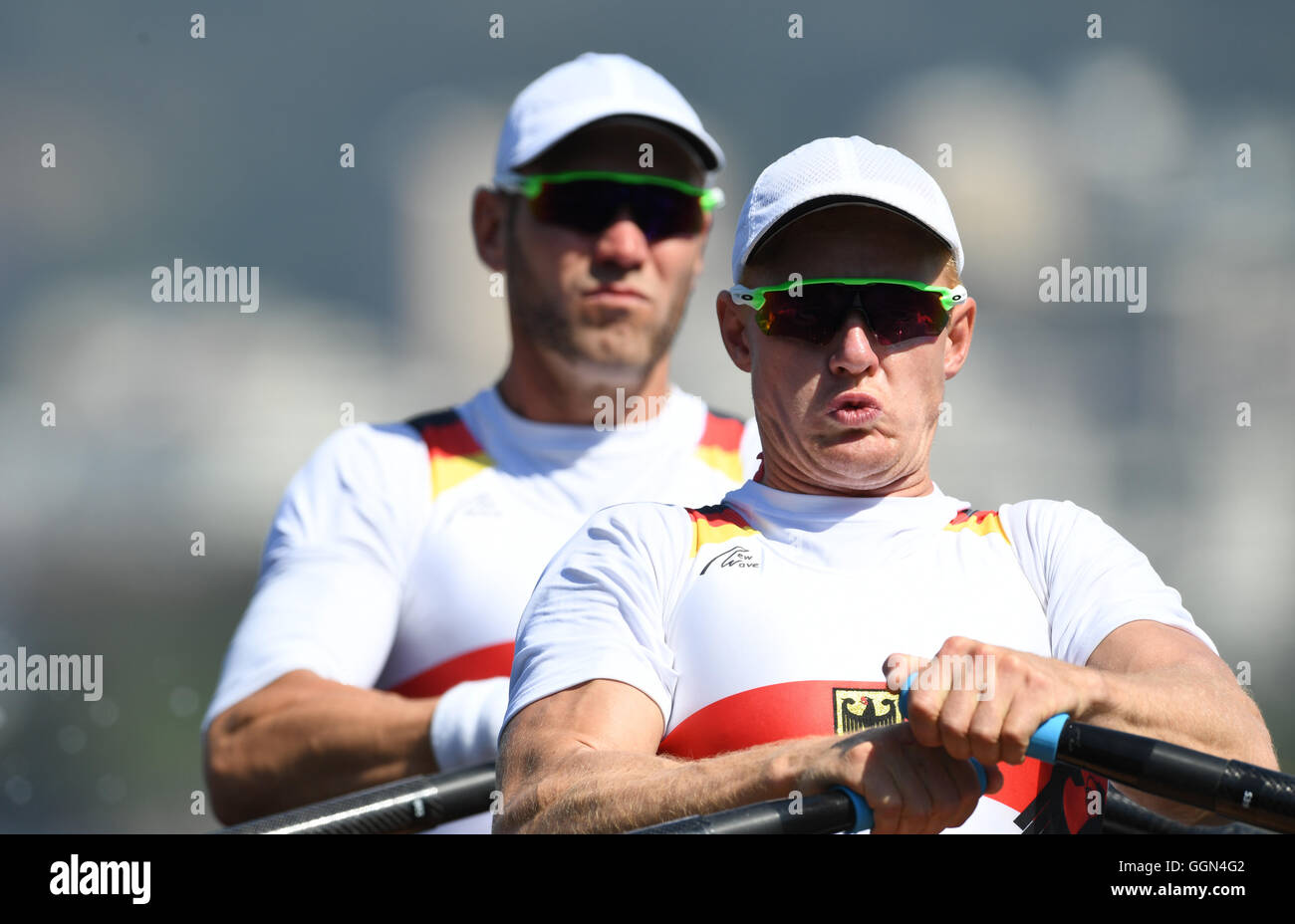 Rio de Janeiro, Brazil. 6th August, 2016. Marcel Hacker (L) and Stephan ...