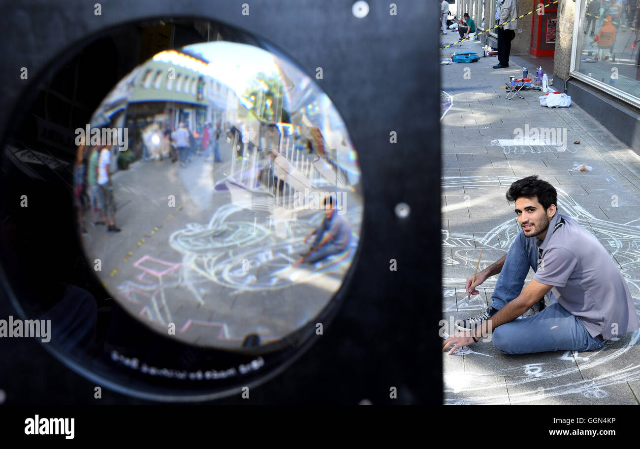 Wilhemshaven, Germany. 06th Aug, 2016. 3D artist Dogan Sitki from ...