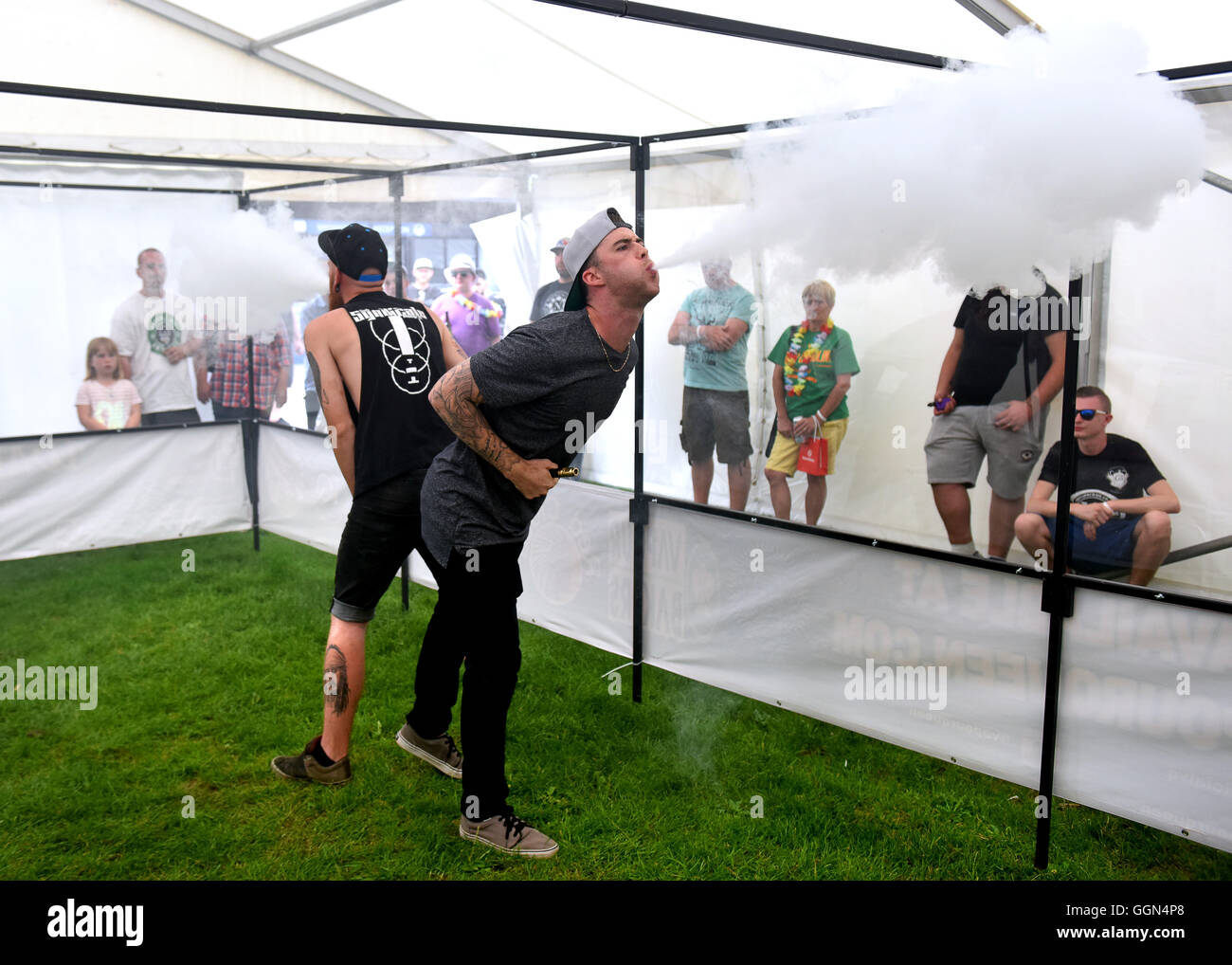 Vapefest the festival for Vaping enthusiasts at Shrewsbury Uk August ...