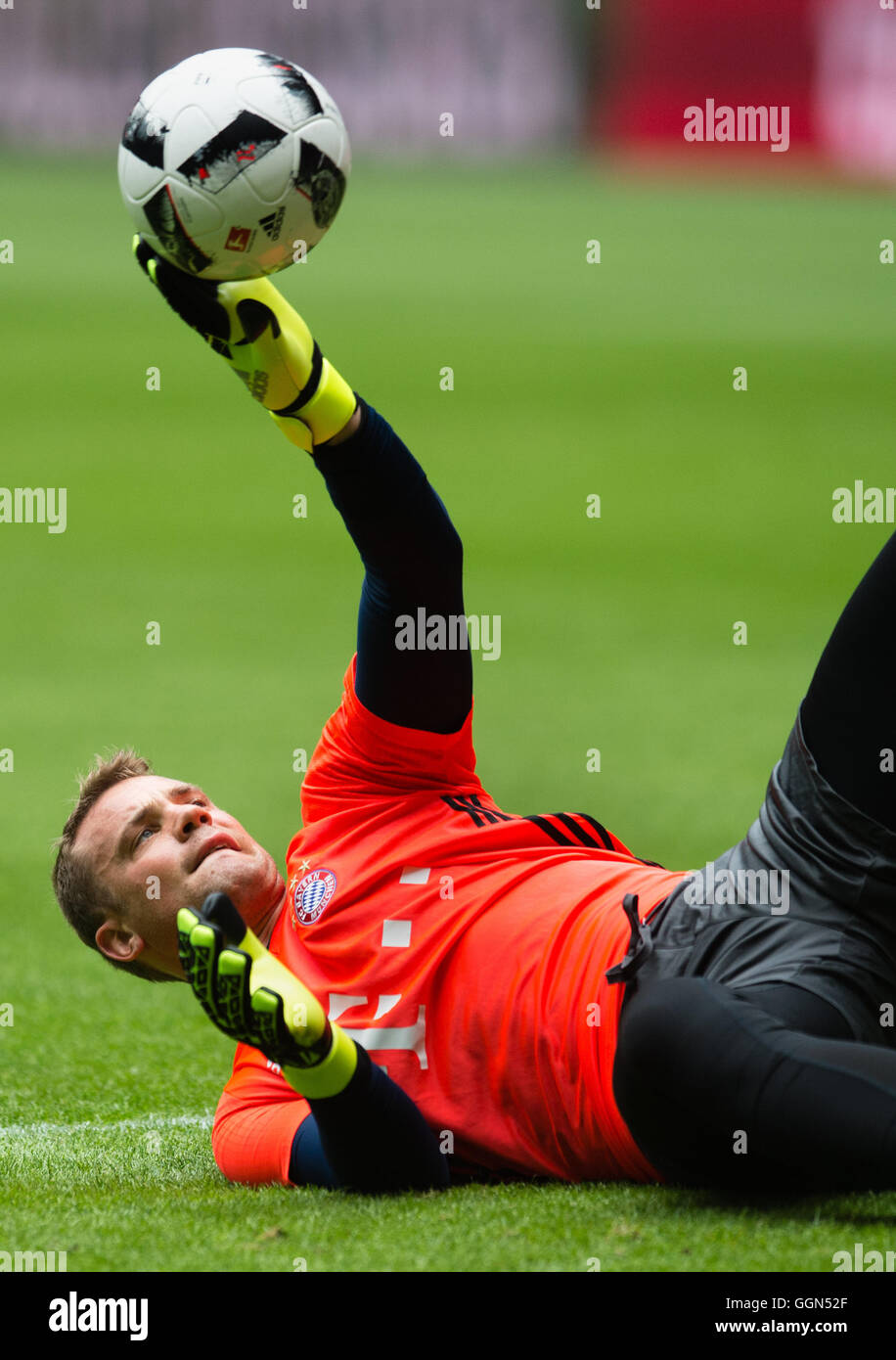 Munich, Germany. 06th Aug, 2016. Goalkeeper Manuel Neuer during an FC ...