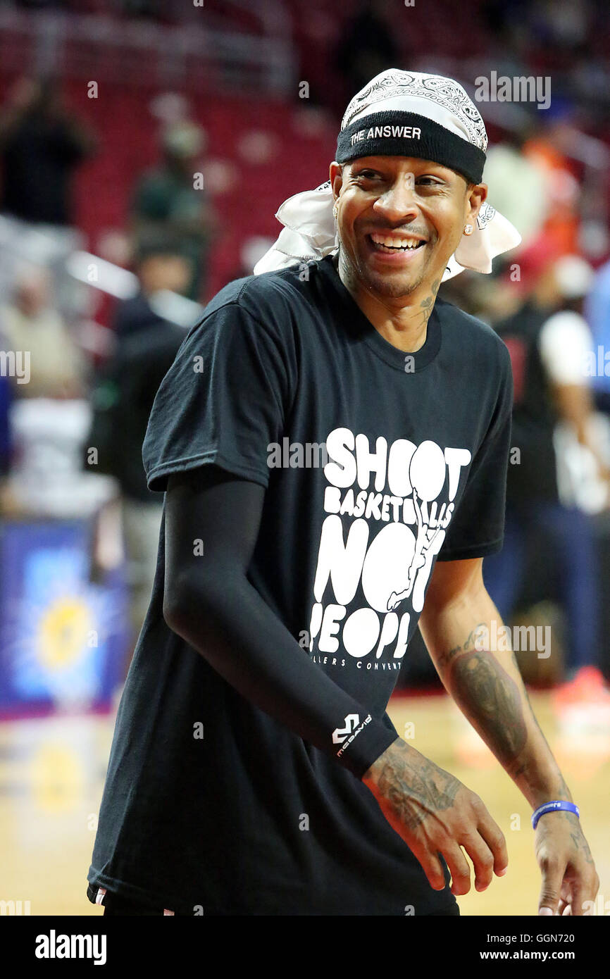 PHILADELPHIA, PA - AUGUST 5 : Allen Iverson pictured at The Allen Iverson Celebrity Basketball ...