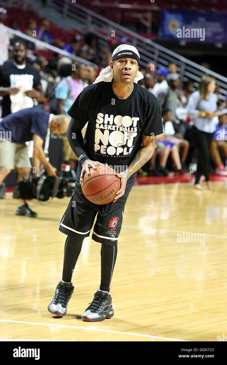 PHILADELPHIA, PA - AUGUST 5 : Allen Iverson pictured at The Allen Iverson Celebrity Basketball ...