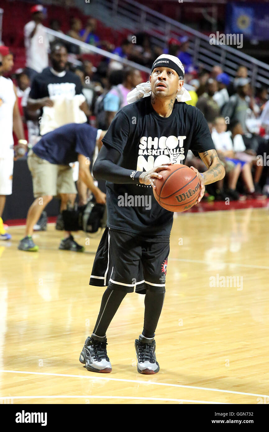 PHILADELPHIA, PA - AUGUST 5 : Allen Iverson pictured at The Allen Iverson Celebrity Basketball ...