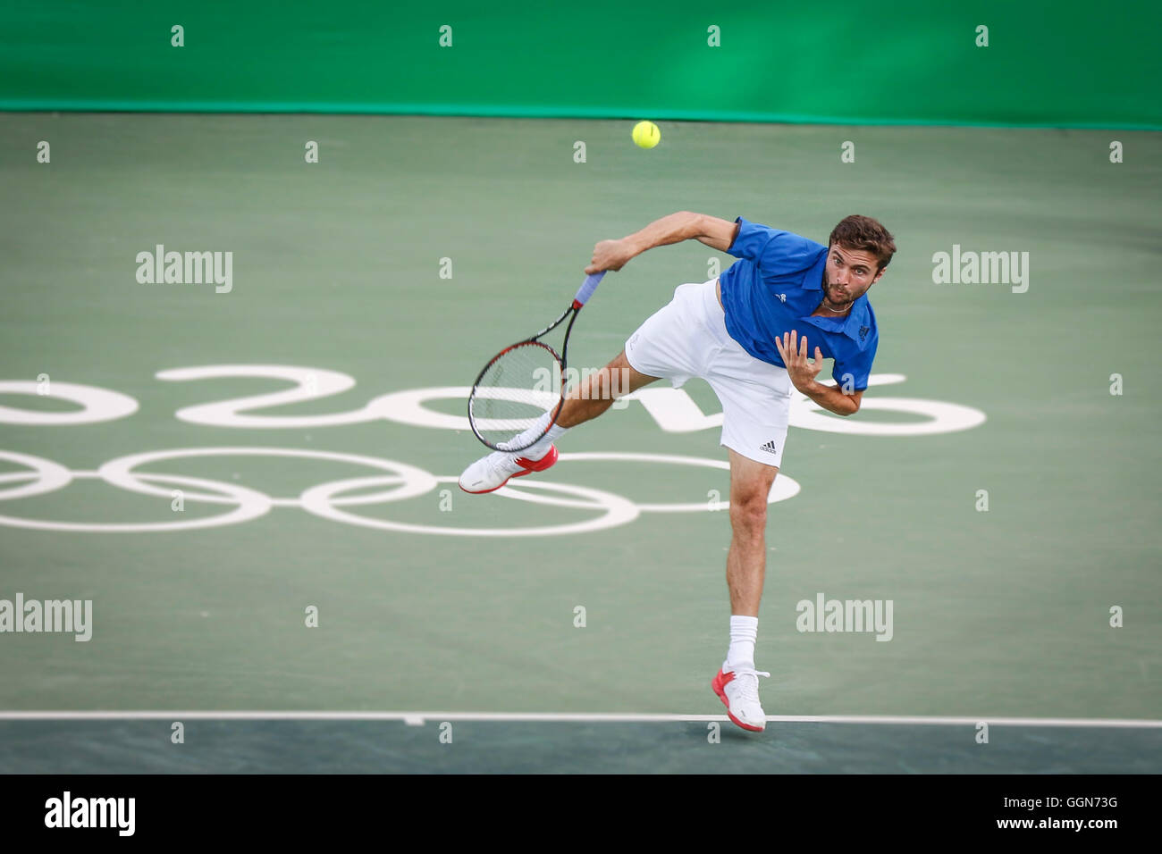 Rio de Janeiro, Brazil. 6th Aug, 2016. 2016 TENNIS OLYMPICS - SIMON ...