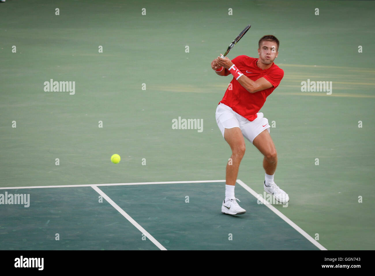 Rio de Janeiro, Brazil. 6th Aug, 2016. 2016 TENNIS OLYMPICS - SIMON ...