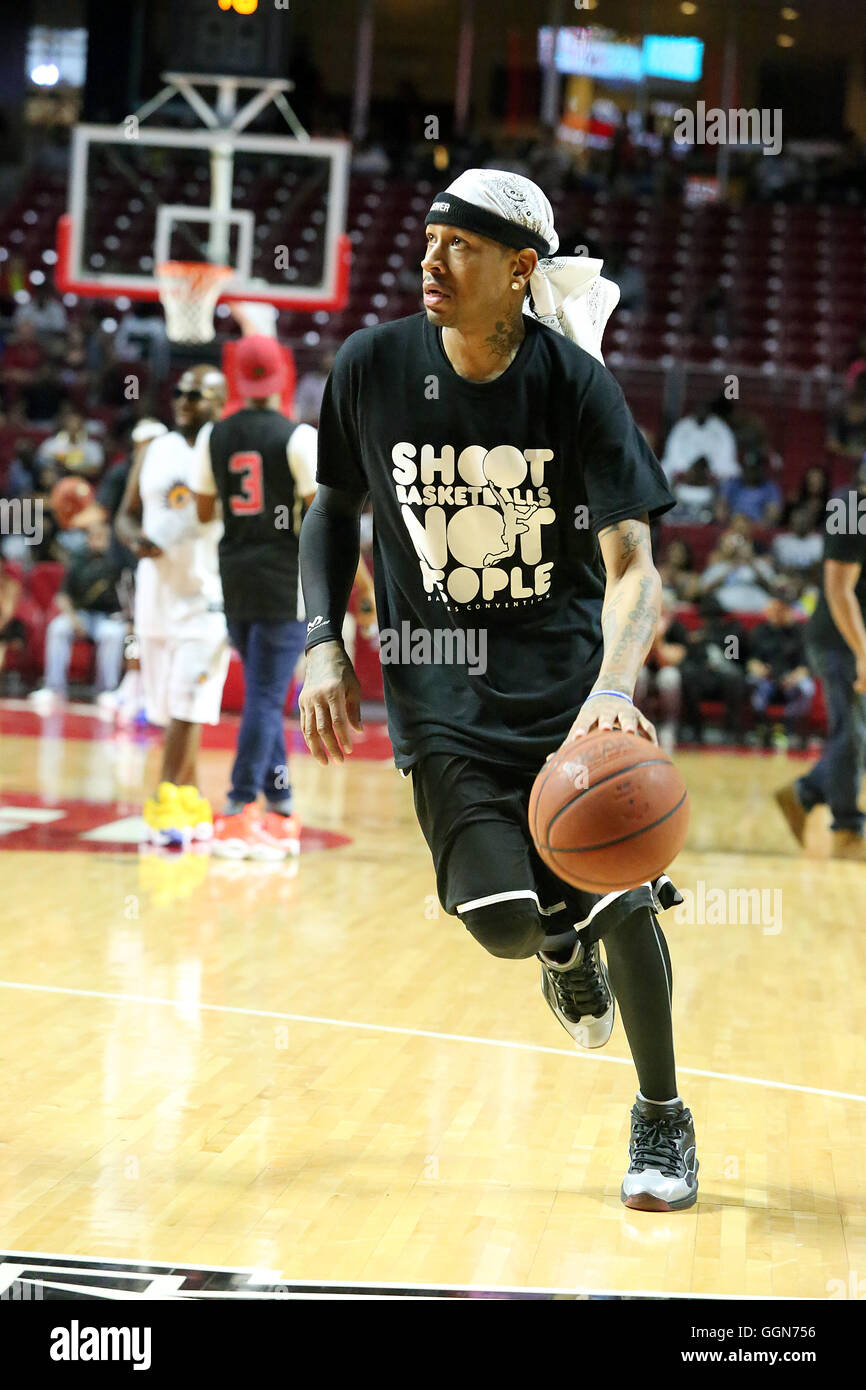 PHILADELPHIA, PA - AUGUST 5 : Allen Iverson pictured at The Allen Iverson Celebrity Basketball ...
